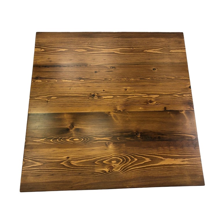 Handmade 3 Foot Square Pine Coffee Table with Provincial Stain and ...