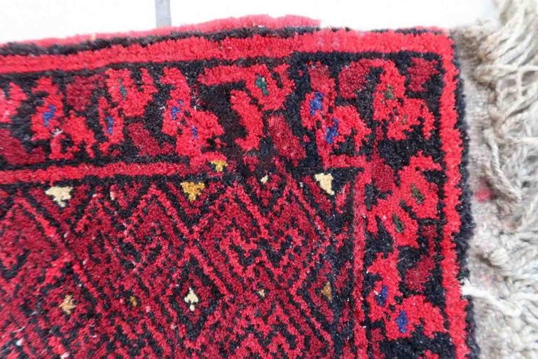 Handmade Afghan Vintage Ersari Mat, 1970s, 1C970 For Sale at 1stDibs