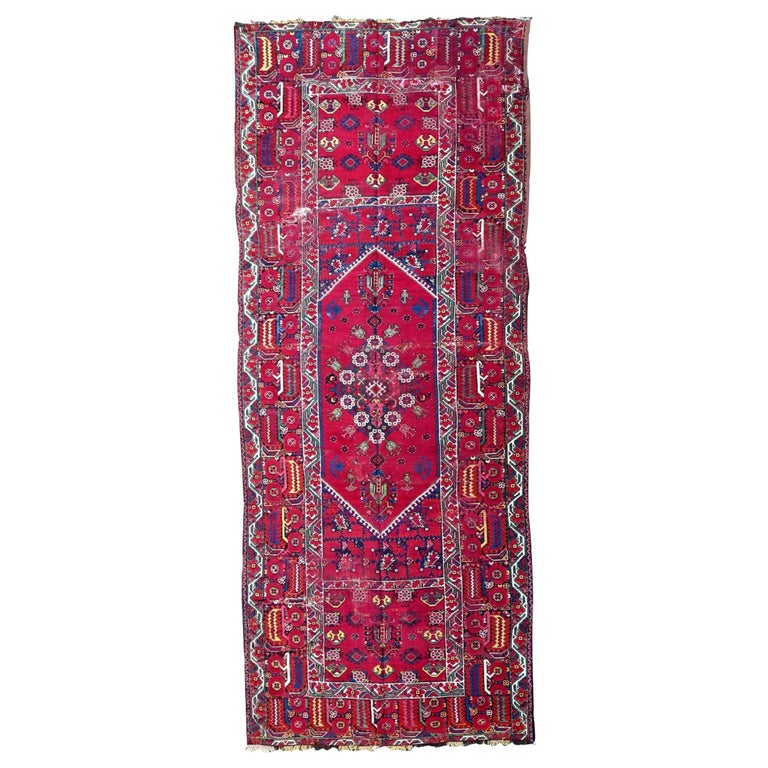 Handmade Antique Algerian Berber Collectible Rug, 1830s, 1P85 For Sale ...