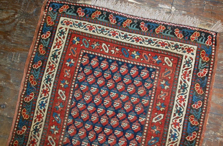 Handmade Antique Caucasian Gendje Rug, 1880s, 1B475 For Sale at 1stDibs