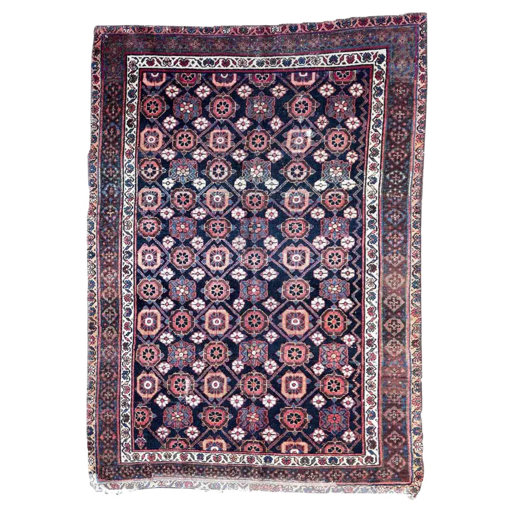 Handmade Antique Kerman Style Rug, 1910s, 1B705 For Sale at 1stDibs