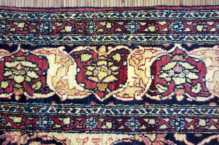Handmade Antique Isfahan Style Rug, 1900s, 1D19 For Sale at 1stDibs