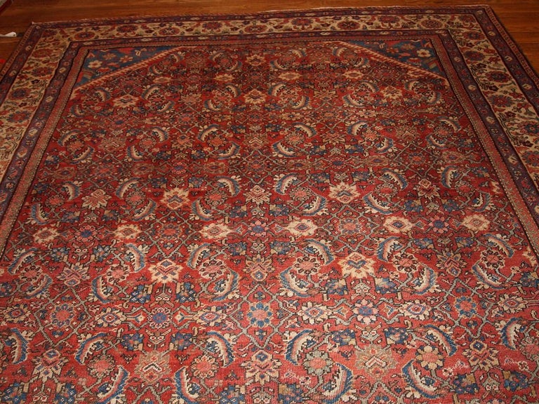 Handmade Antique Mahal Style Rug, 1900s, 1B212 For Sale at 1stDibs