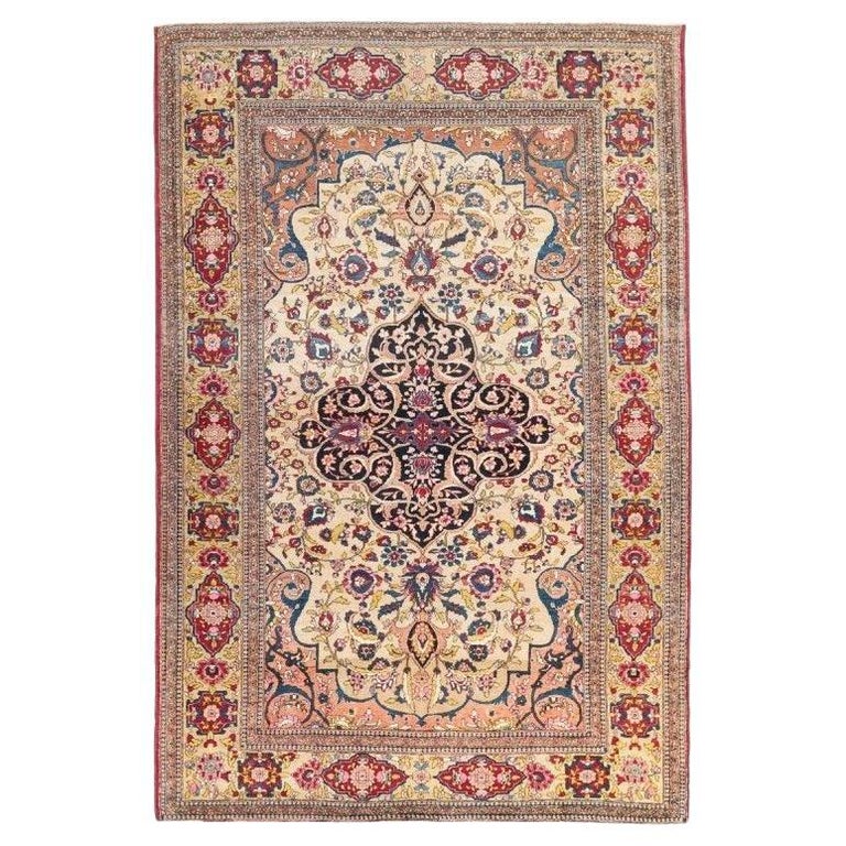 Handmade Antique Medallion Rug with Classic Design. 2, 10 x 1, 40 m For ...