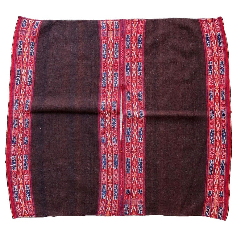 Handmade Antique Peruvian Poncho Kilim, 1900s, 1P64 For Sale at 1stDibs ...