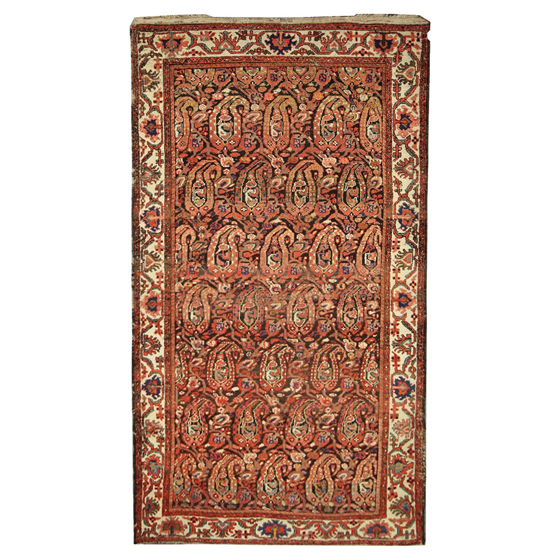 Wool Handmade Kirman Rug Classic Flowers, Leaves and Branches Design ...