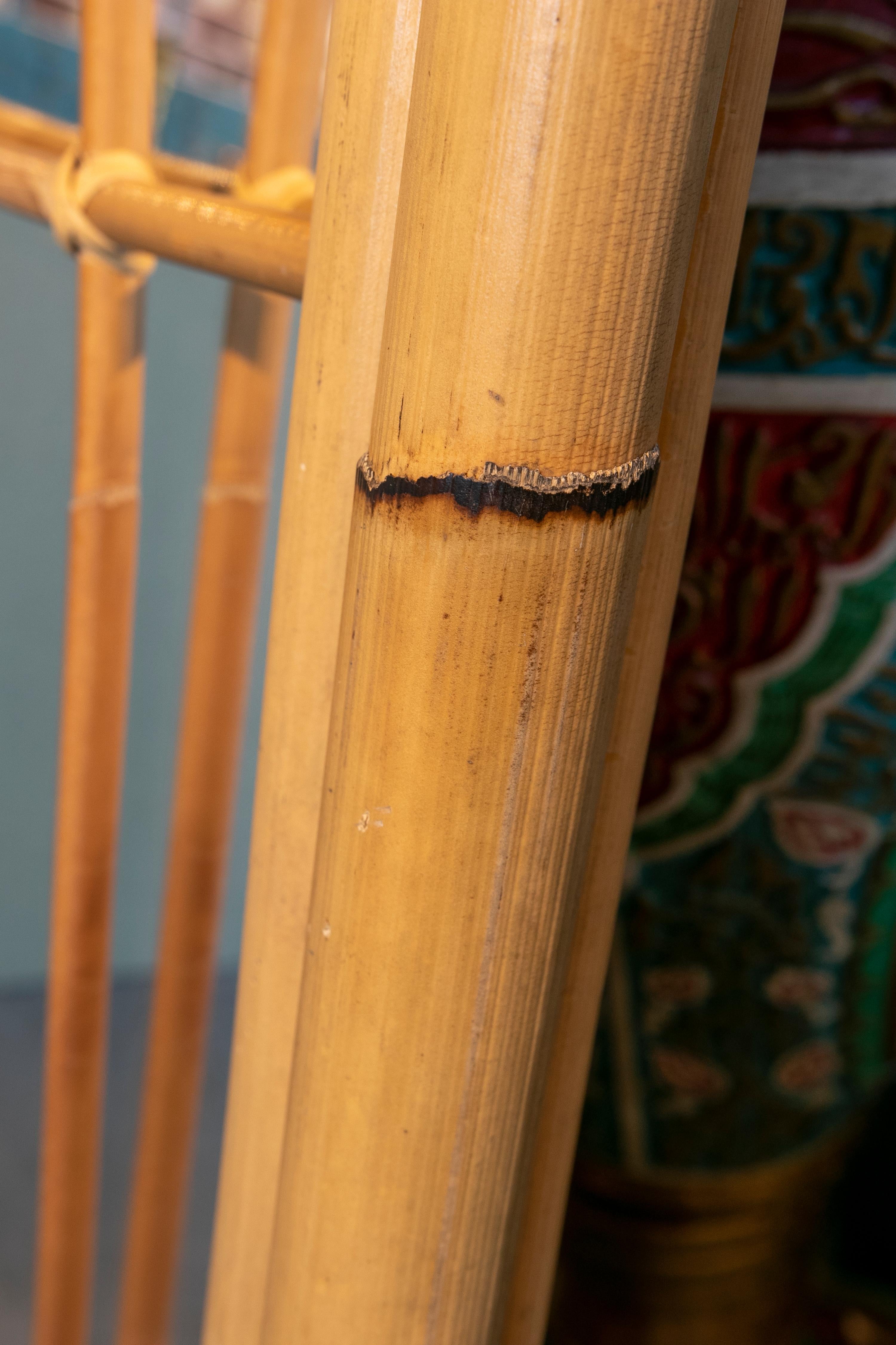 Handmade Bamboo Mirror For Sale at 1stDibs