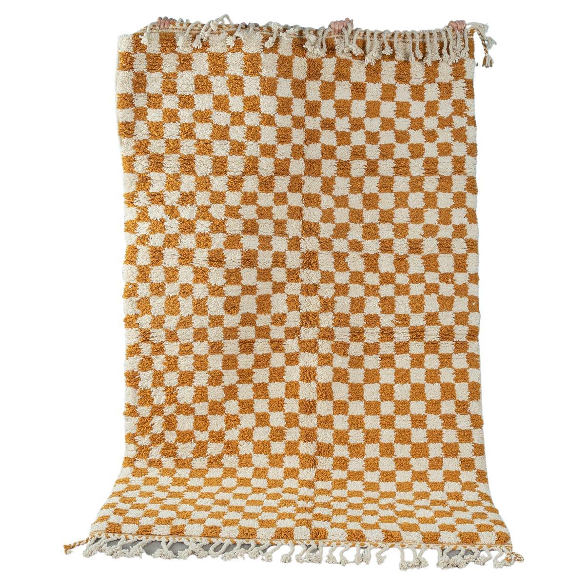 Handmade Berber Rug 100% Wool Beni Ourain For Sale at 1stDibs