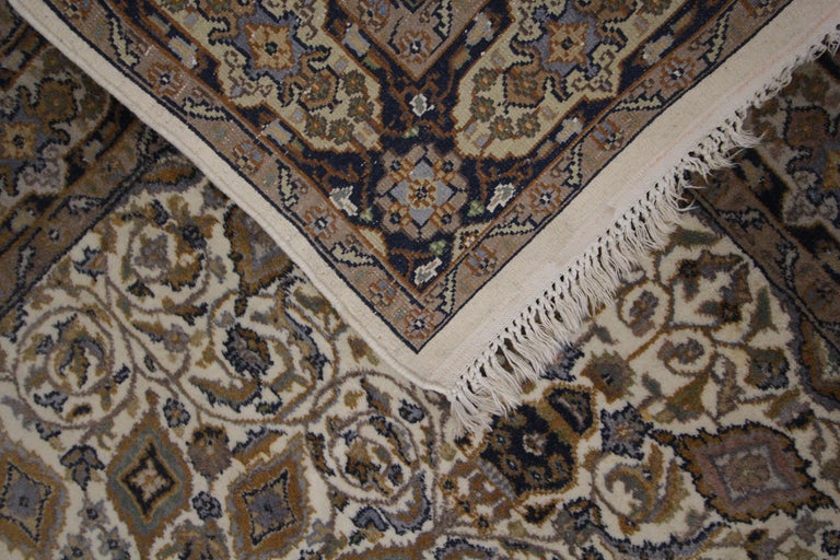 Handmade Carpet, Vintage Living Room Rug, 1970 Floral Oriental Rugs for ...