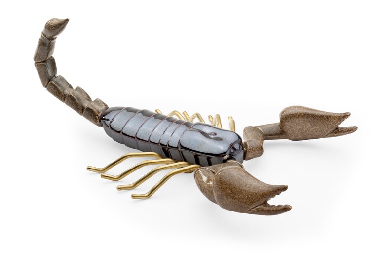 Handmade Ceramic Accessories Scorpion Green For Sale at 1stDibs