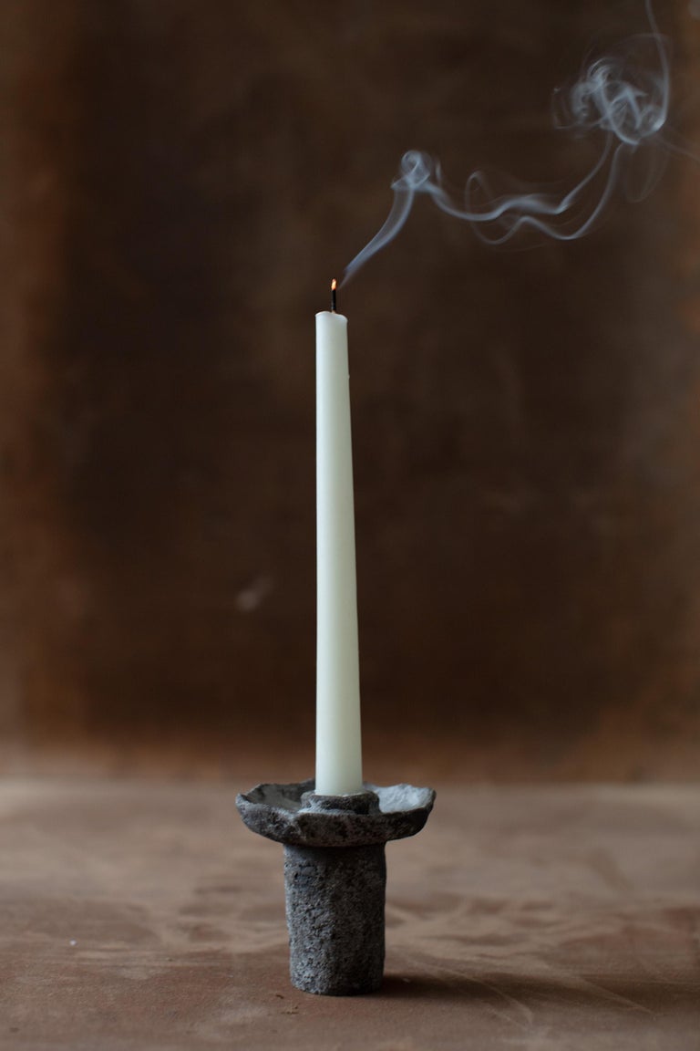 Handmade Ceramic Candlestick Holders by Mugly, NYC For Sale at 1stDibs