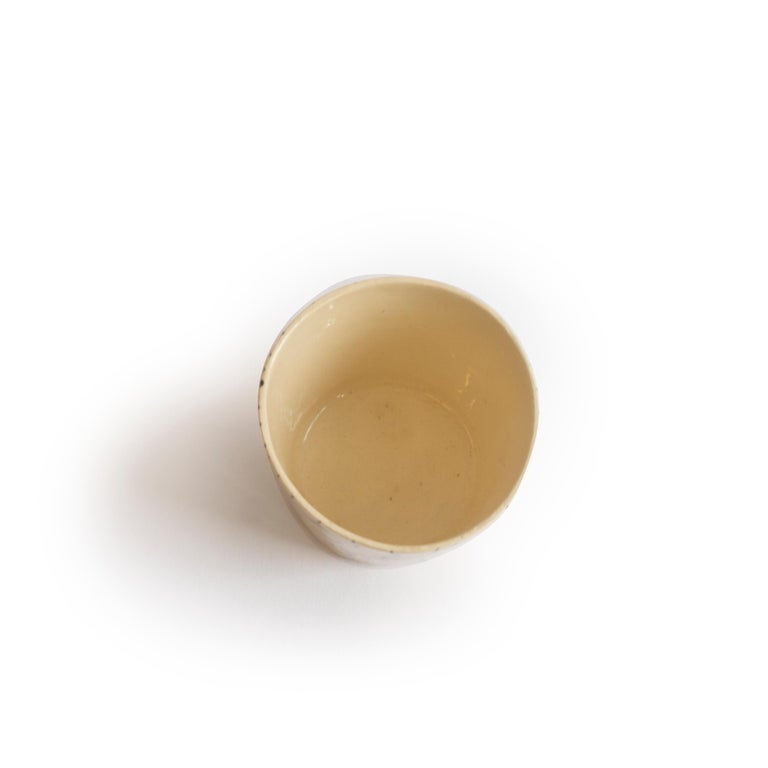 Handmade Ceramic Espresso Cups with Coral Sea Shell Design For Sale at ...