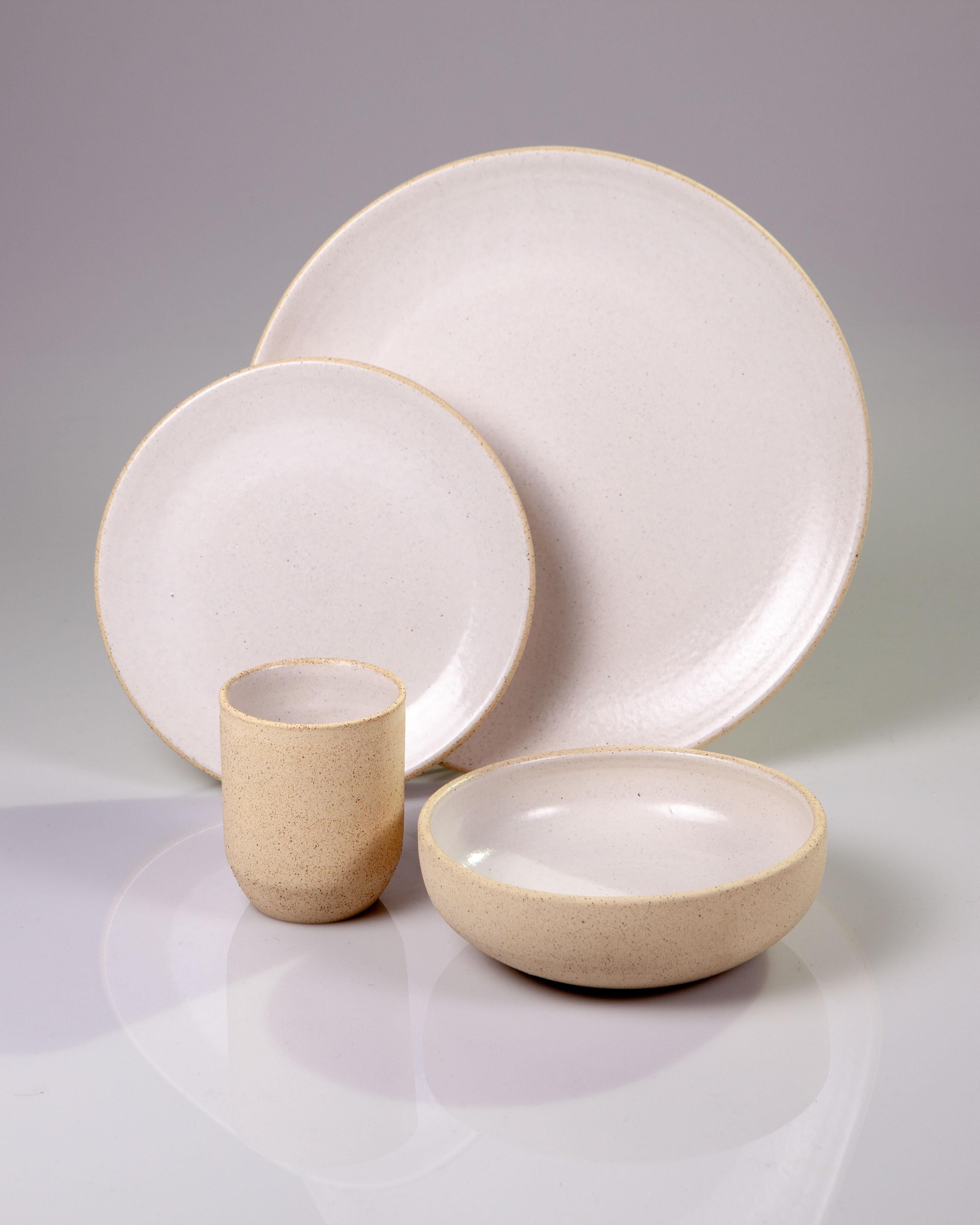 Handmade Ceramic Stoneware Dinner Plate in Ivory, in Stock at 1stDibs ...
