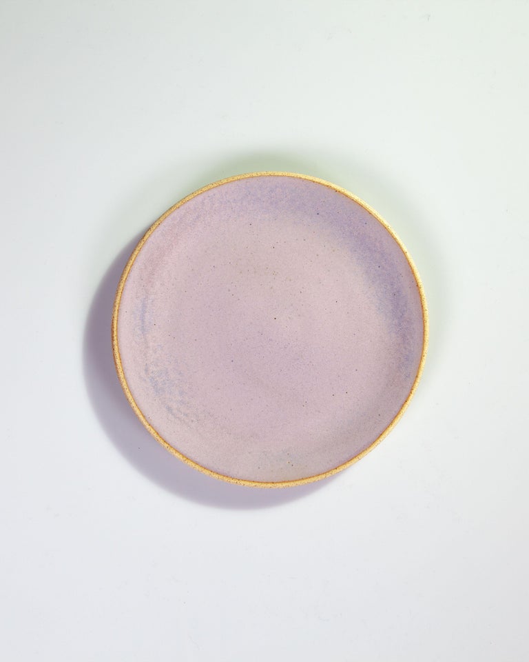 Handmade Ceramic Stoneware Dinner Plate in Lavender, in Stock For Sale ...