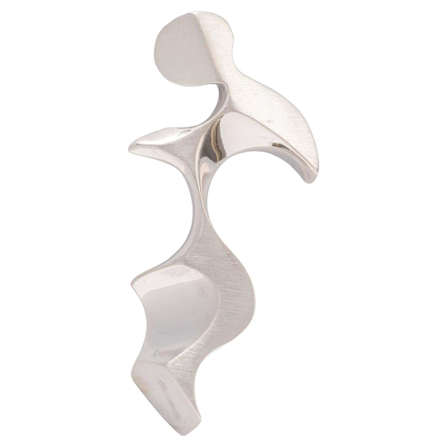 Handmade, Sterling Silver, Contemporary, Symbolic, Wearableart, Brooch ...