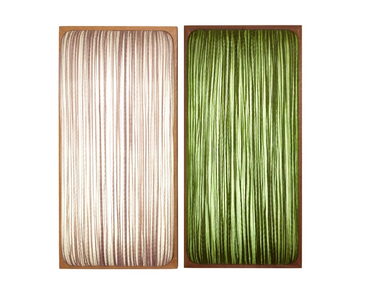 Silk and Wood "Simon Says Maybe" Wall and Ceiling Lamp by Aqua ...