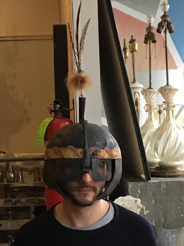 Handmade Helmet For Sale at 1stDibs