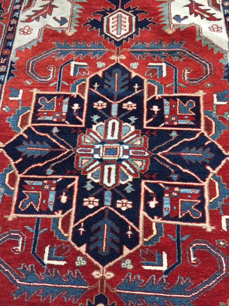 Handmade Heriz Persian Rug Never Used For Sale at 1stdibs