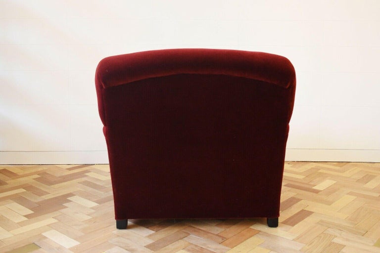 Handmade Howard Style Chair, Mohair Velvet For Sale at 1stDibs | stuhl ...