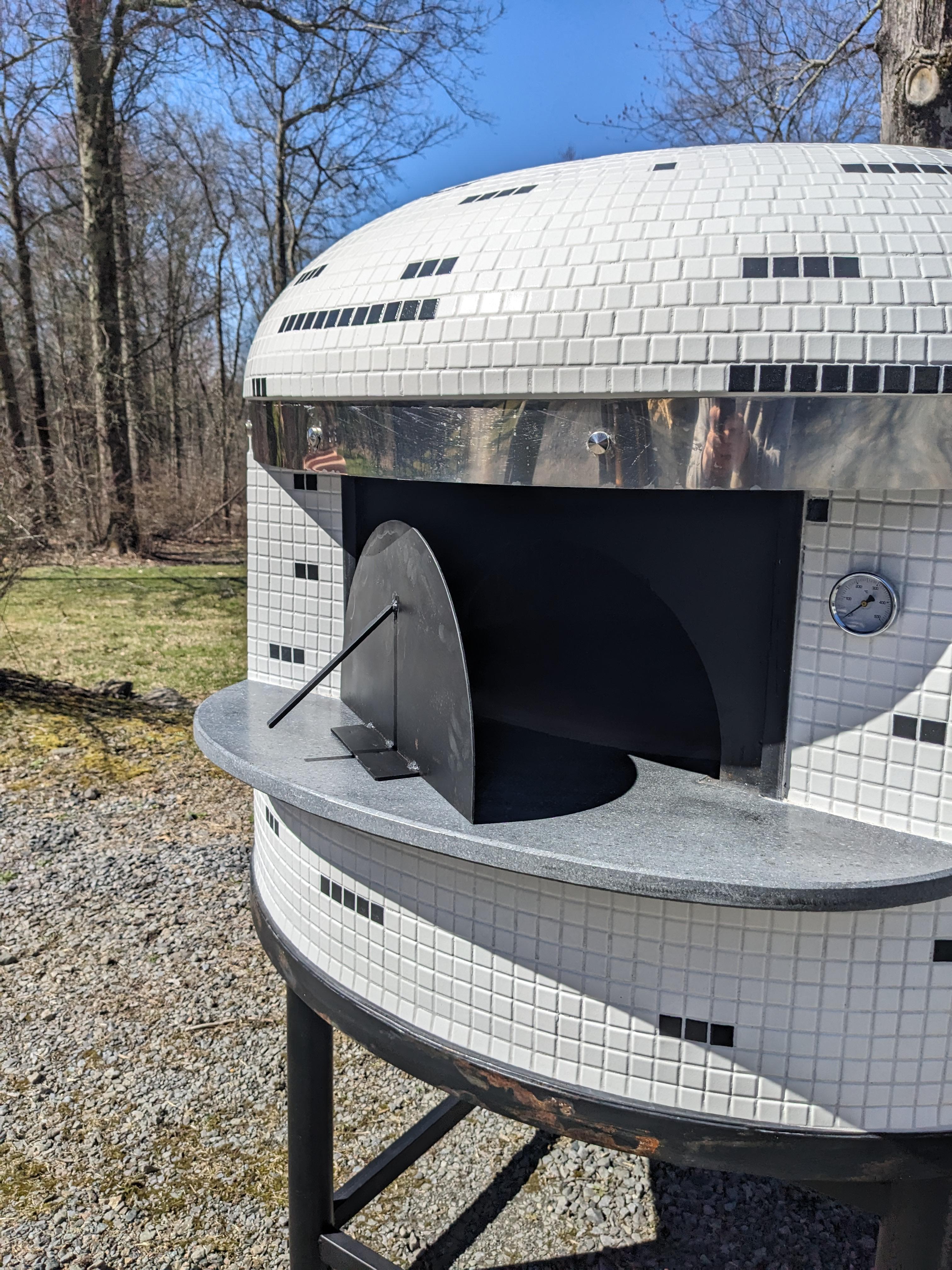 Authentic Italian Wood Fired Brick Pizza Oven (PROPANE LOG LIGHTER ...