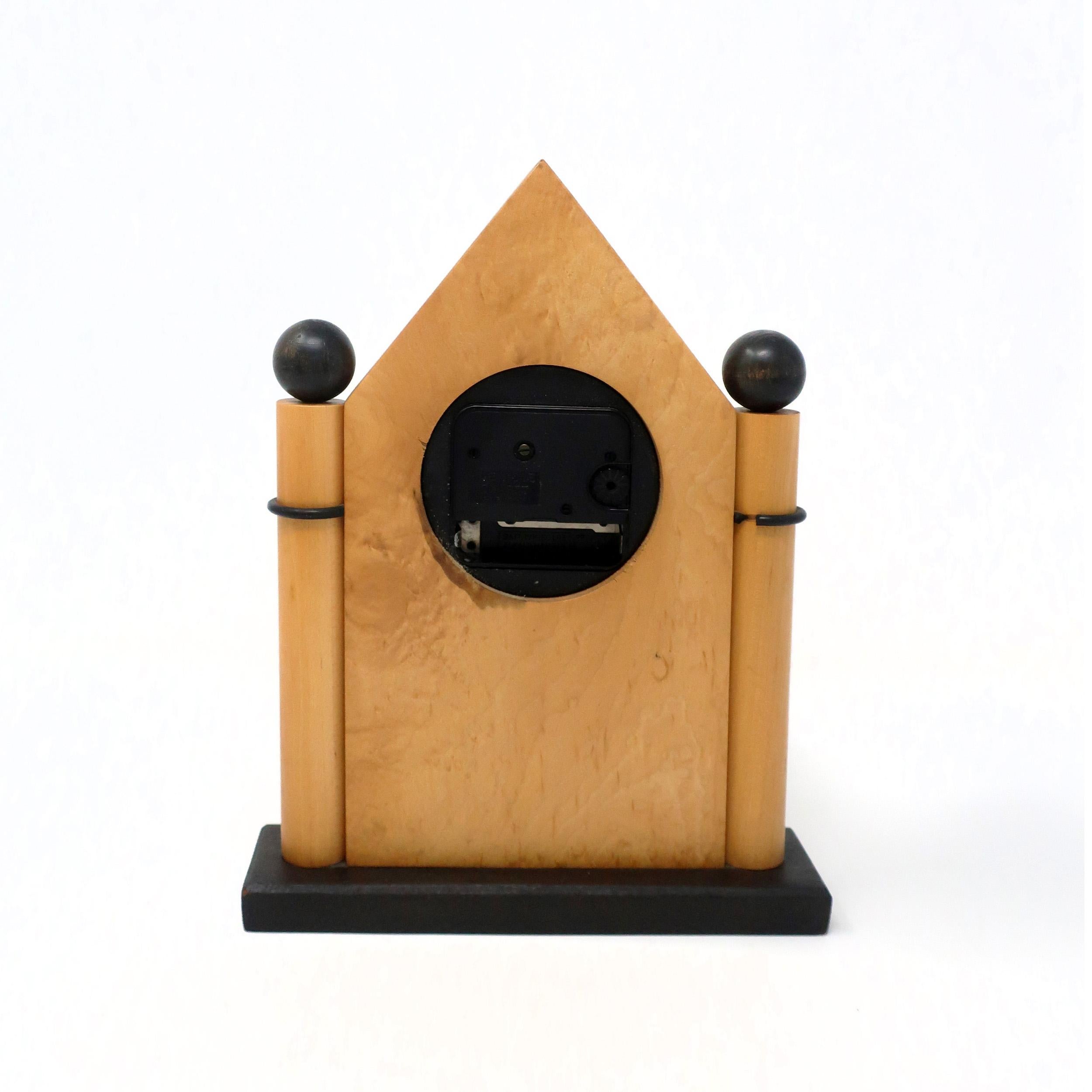 Handmade Mantle Clock by Kasnak Designs at 1stDibs