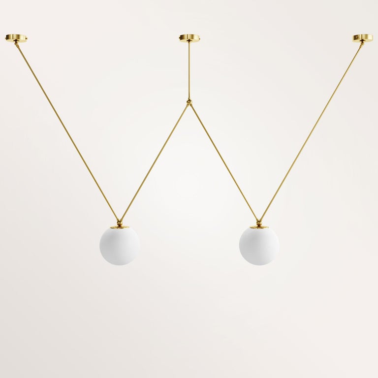 Handmade Medium Venus II Chandelier by Gobo Lights For Sale at 1stDibs