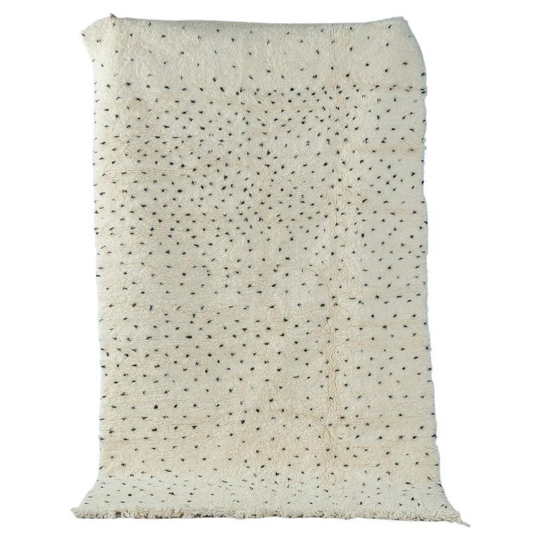 Handmade Moroccan Berber Rug 100% Wool For Sale at 1stDibs