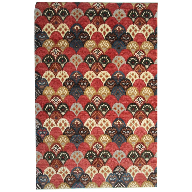 Handmade Oriental Carpet, Modern Oriental Rug, All-Over Design For Sale ...