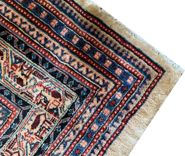Oriental Rug Handmade Carpet Traditional Wool All Over Paisley Area Rug ...