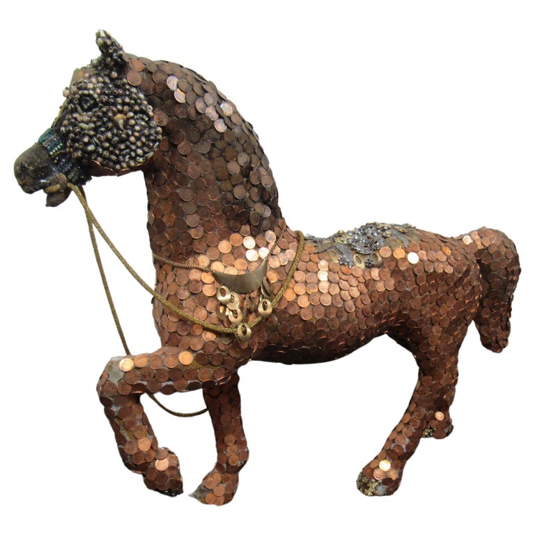 Handmade Penny Horse For Sale at 1stDibs