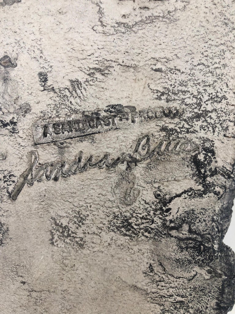 Handmade Sandicast Old English Sheepdog Sculpture, Signed Sandra Brue ...