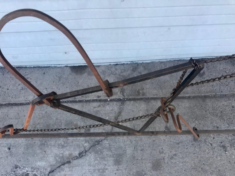 Handmade Sculptural Iron, Copper, Bronze 4 Piece Railings, by Larry ...