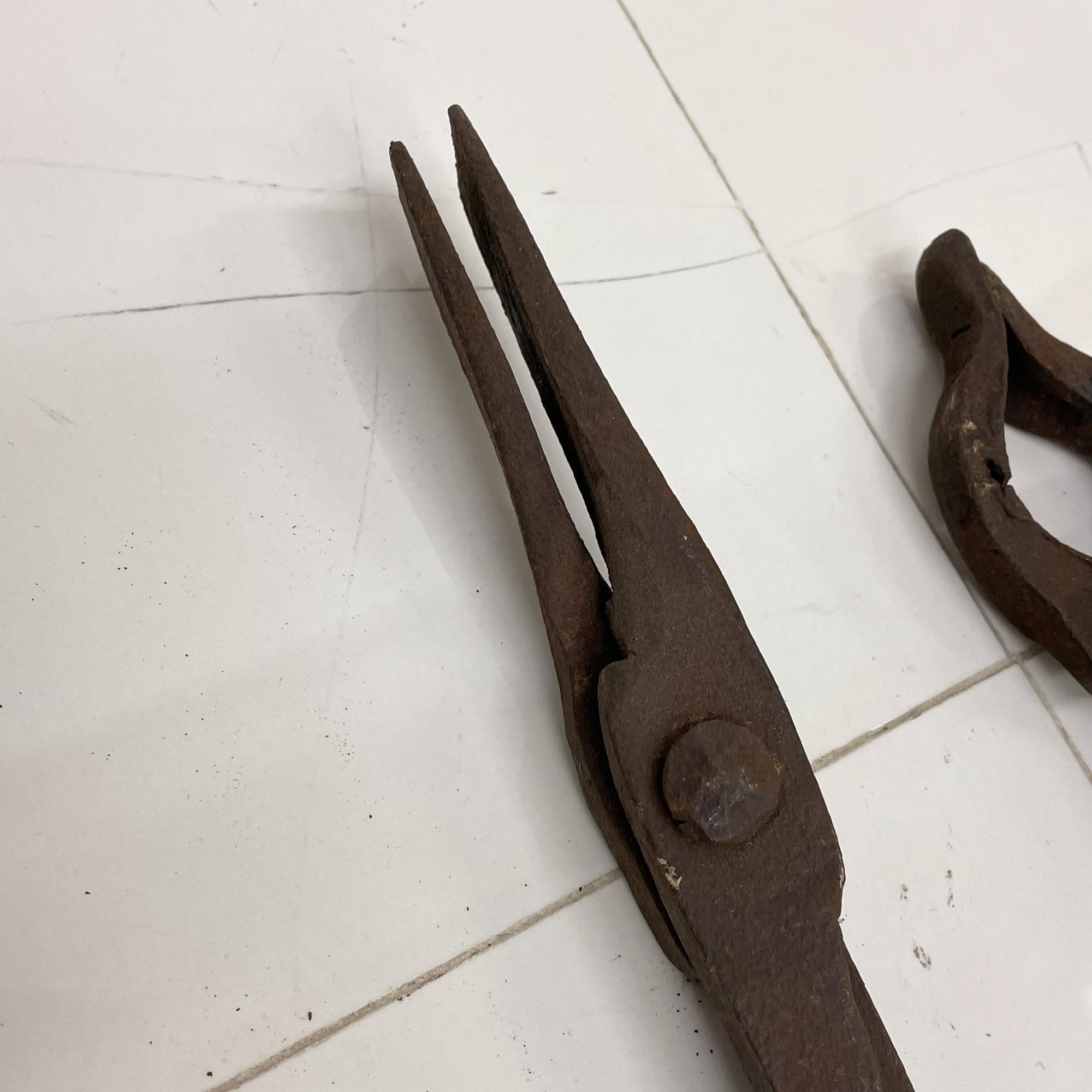 Handmade Unique Set of 9 Antique Iron Worker Tools Blacksmith Forged ...