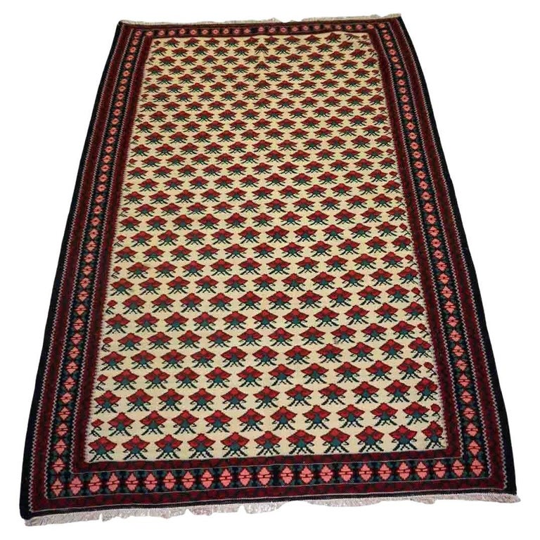 Handmade Vintage Ardabil Style Kilim, 1970s, 1D30 For Sale at 1stDibs
