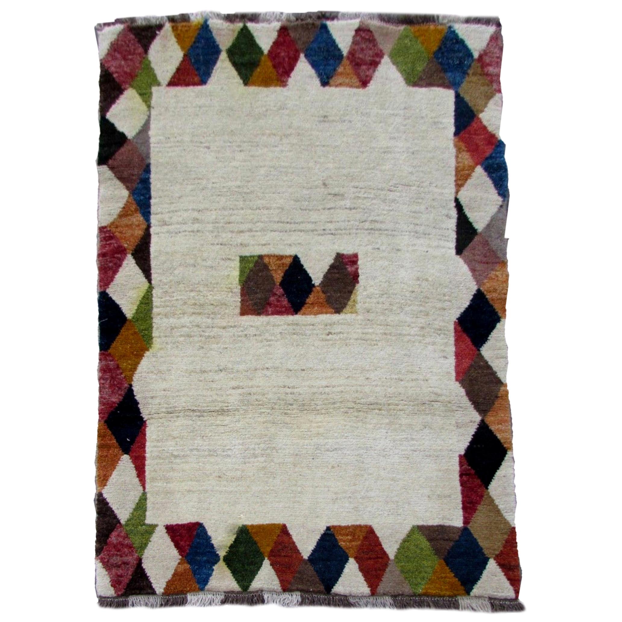 Handmade Vintage Tabriz Style Kennedy Portrait Rug, 1980s, 1B365 For ...