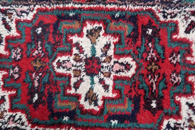 Handmade Vintage Hamadan Style Mat, 1970s, 1C959 For Sale at 1stDibs