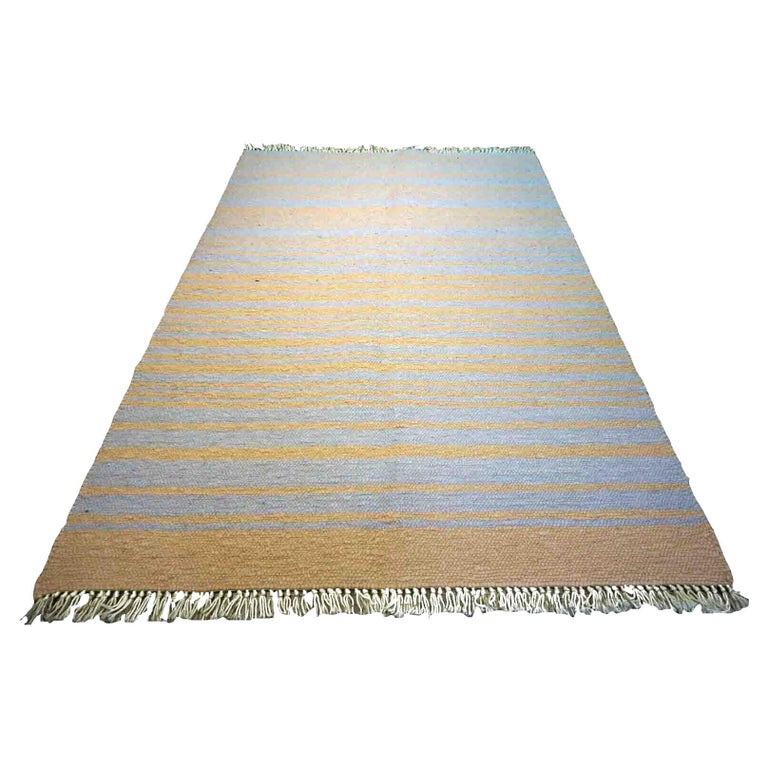 Handmade Vintage Indian Dhurri Kilim, 1970s, 1Q38 For Sale at 1stDibs