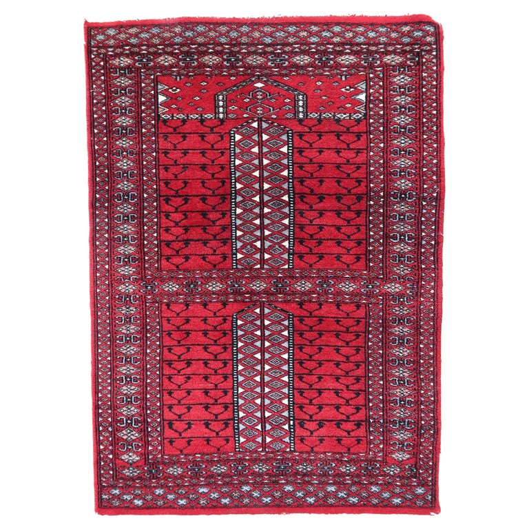Handmade Vintage Pakistani Lahore Prayer Rug, 1970s, 1C996 For Sale at ...