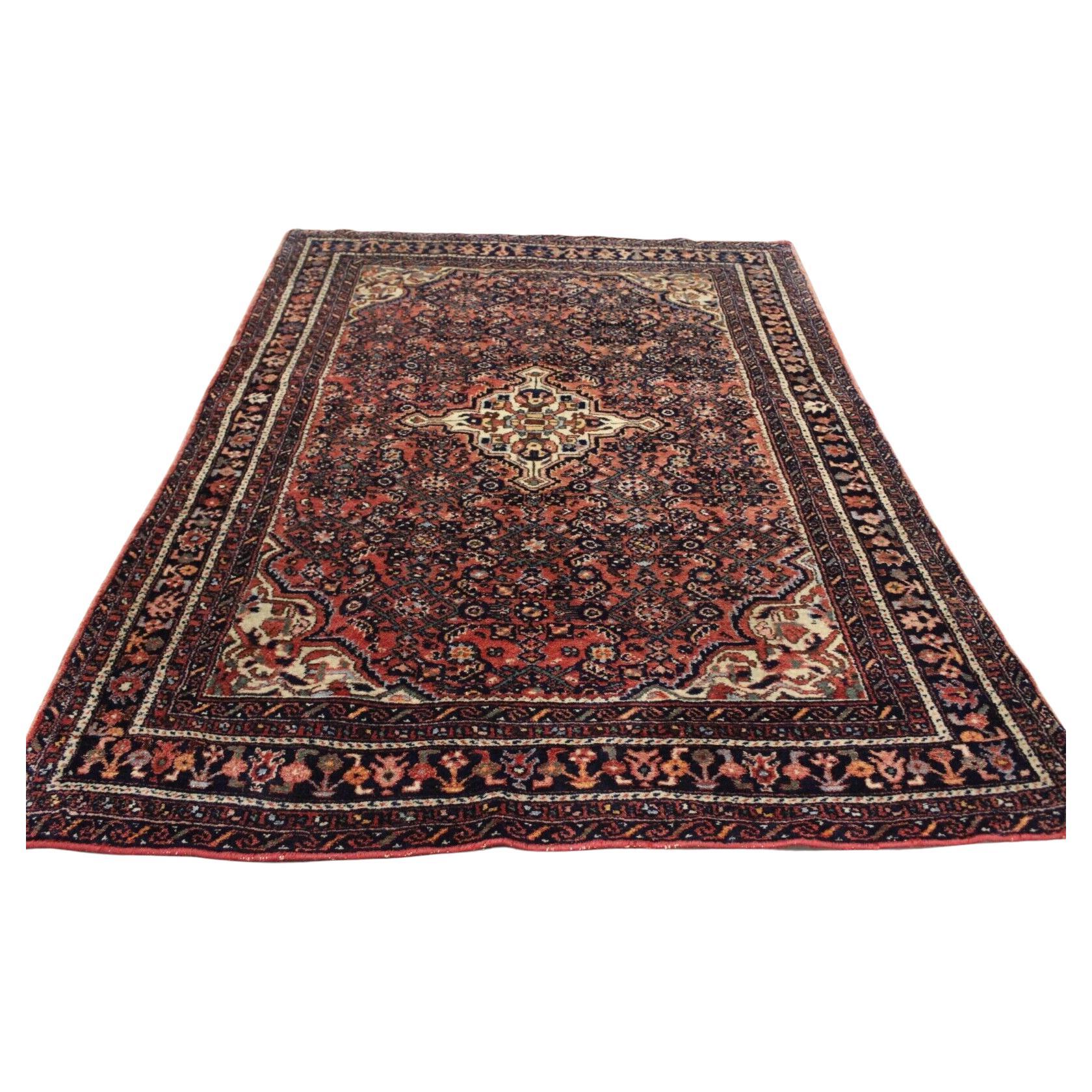 Handmade Vintage Persian Style Gabbeh Rug 4.7' x 6.4', 1970s - 1D82 For ...