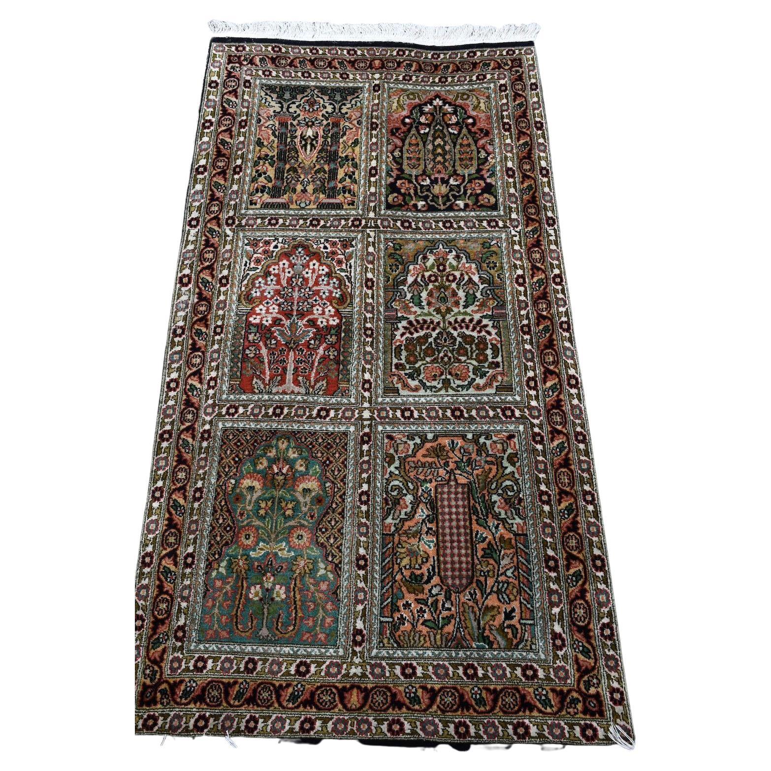 Handmade Vintage Persian Tabriz Style Rug, 1960s, 1F01 at 1stDibs