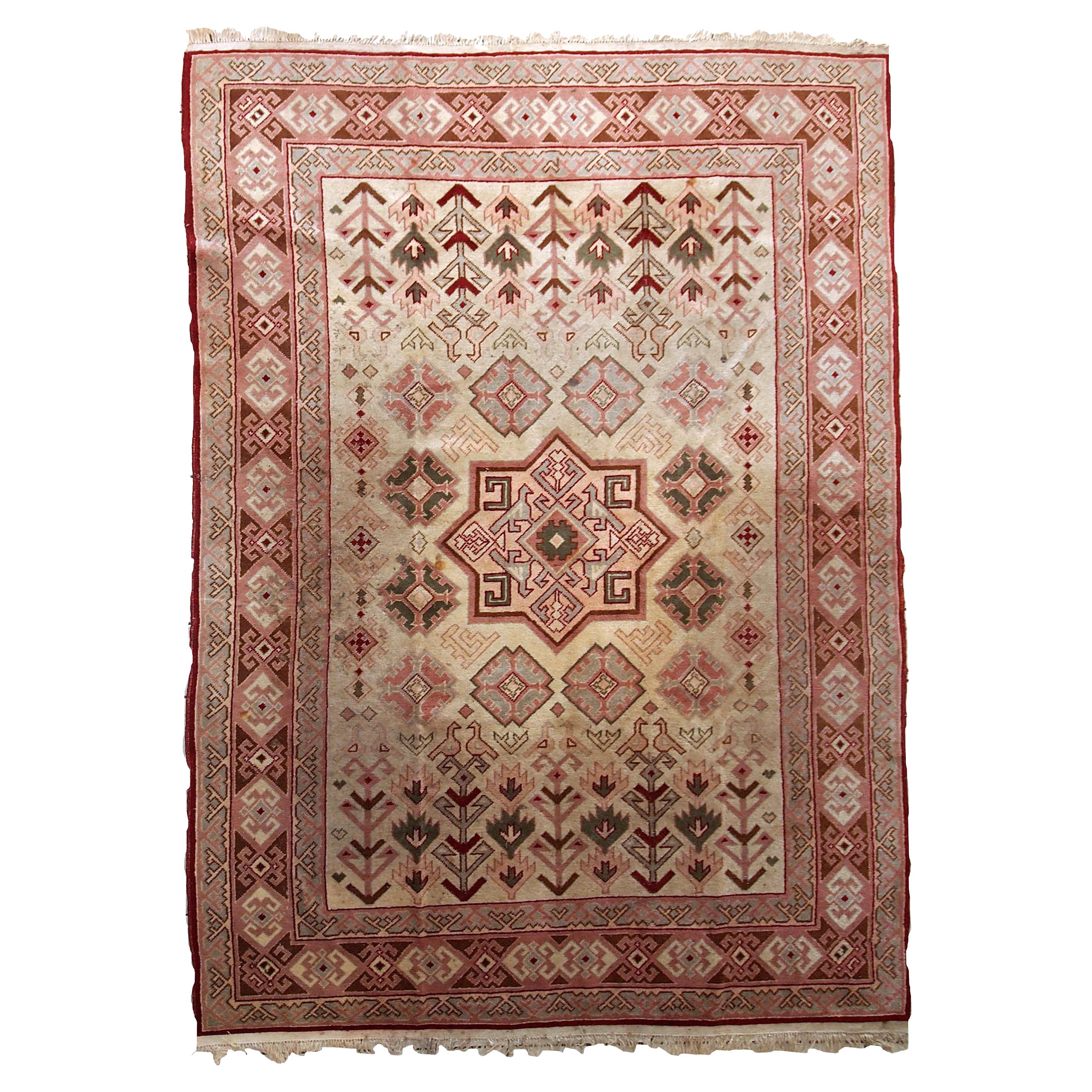 Handmade Vintage Turkish Rug, 1960s at 1stDibs