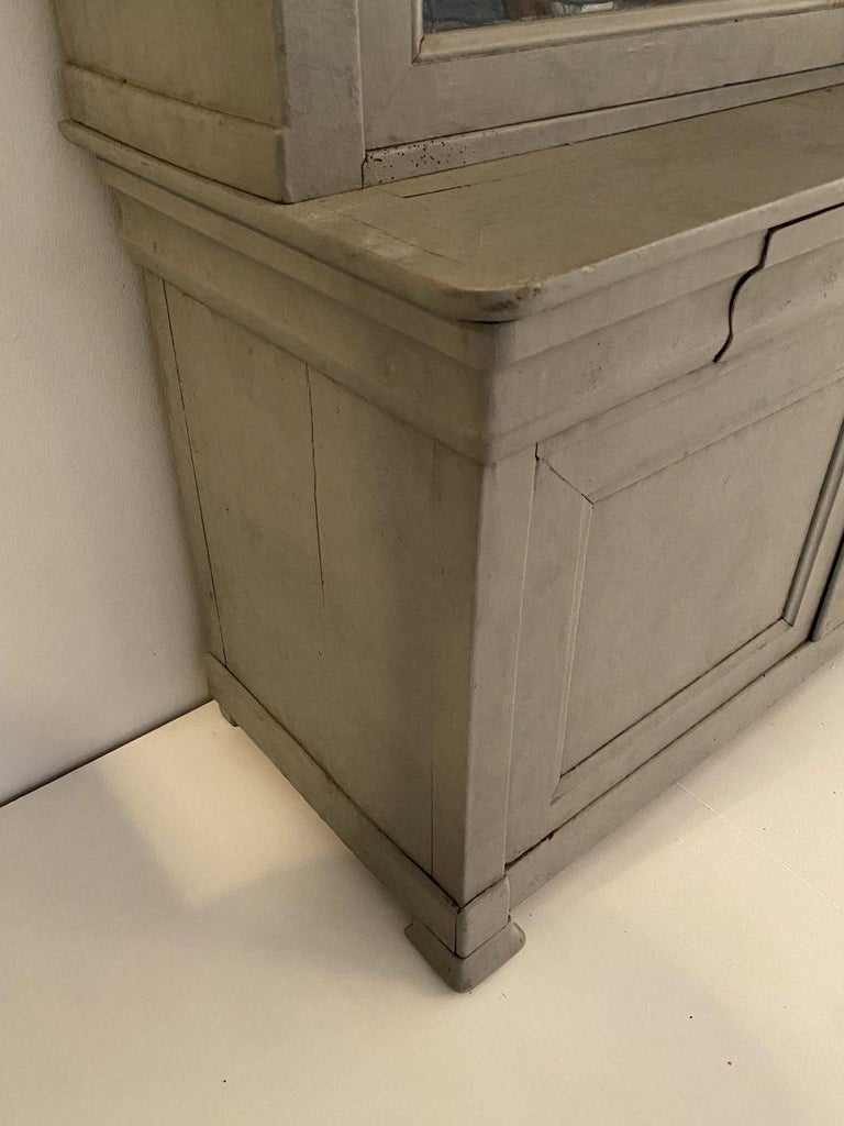 Handsome Antique 2-Part Display Cabinet-France, 1900s For Sale at 1stDibs
