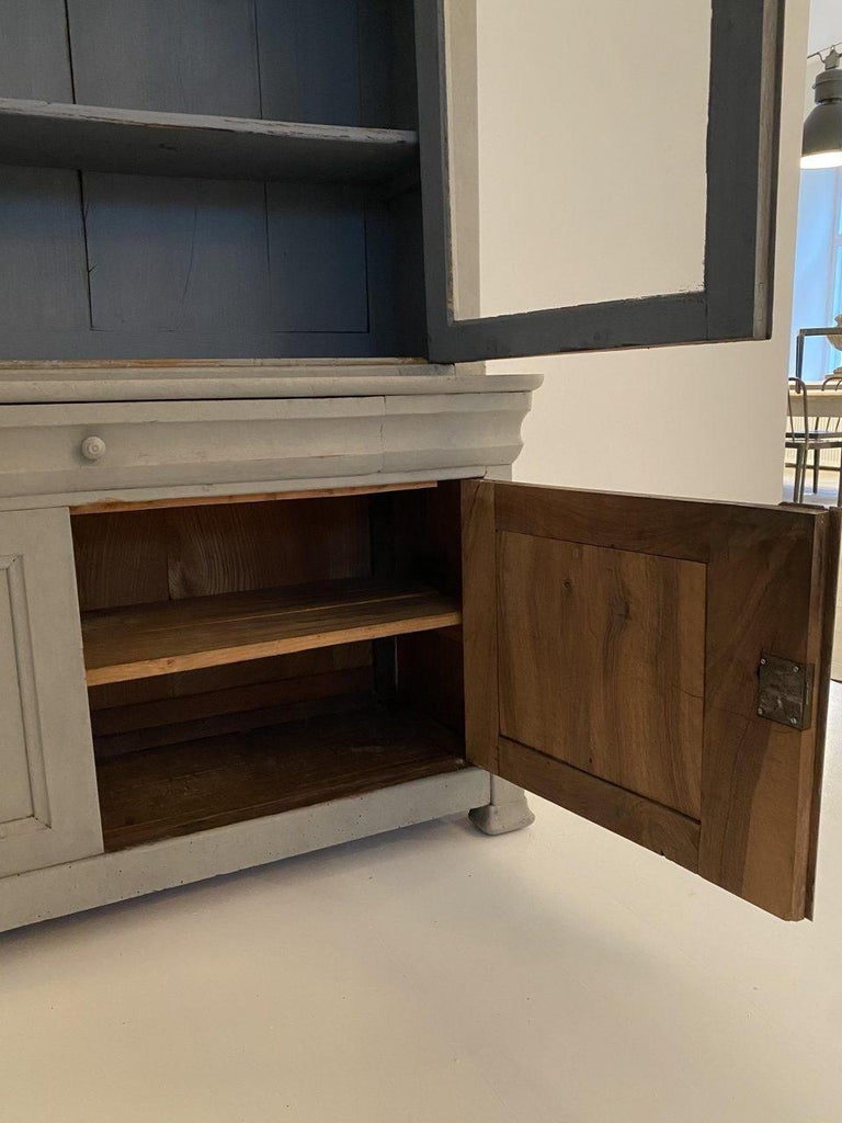 Handsome Antique 2-Part Display Cabinet-France, 1900s For Sale at 1stDibs