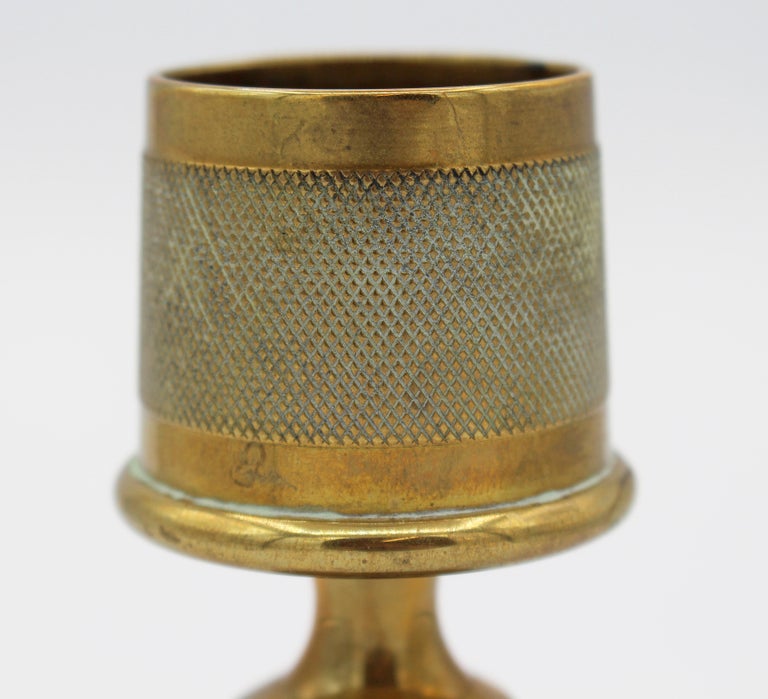 Schöner Streichholzhalter und Halter aus Messing, Edwardian, um 1900 ...