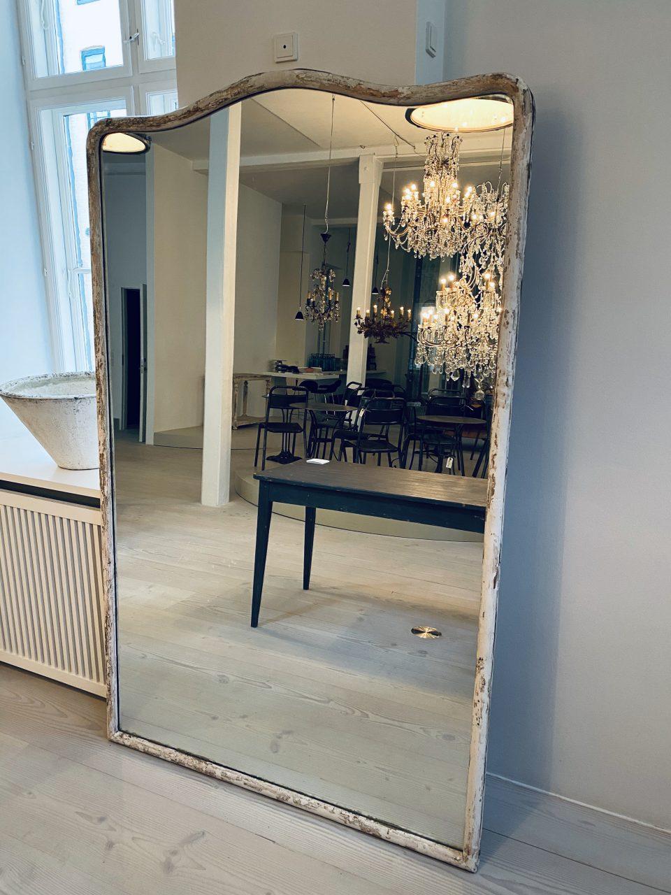 Handsome Large Antique French Mirror at 1stDibs