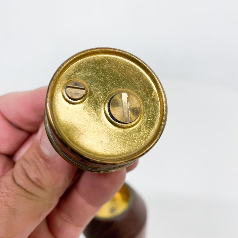 Handsome Modernist Table Cigarette Lighter in Teak Wood by BV Norway ...