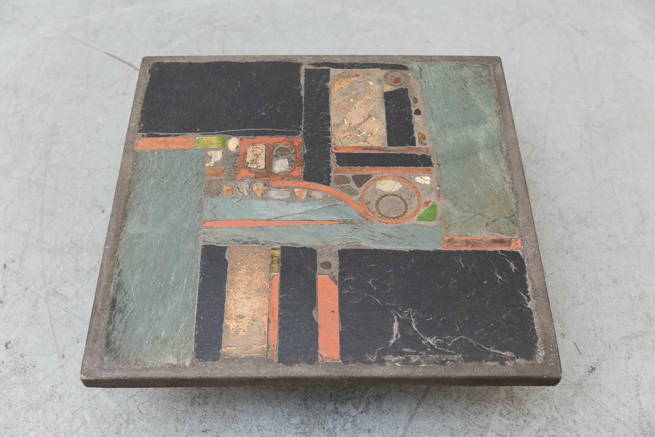 Handsome Paul Kingma Square Coffee Table at 1stDibs | handsome sq