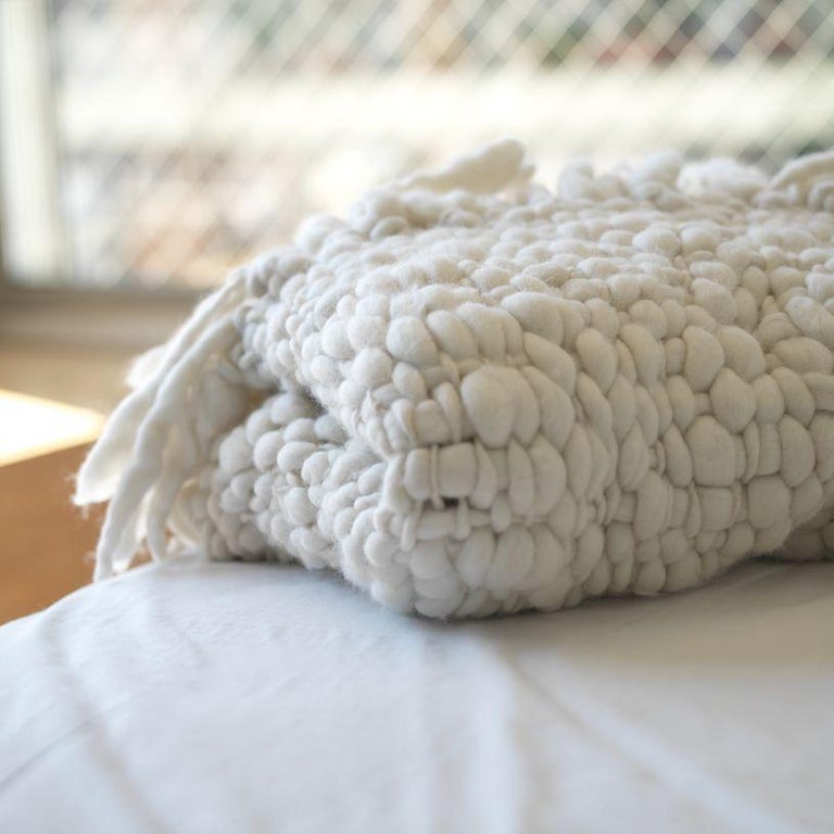 Handwoven 100% Baby Merino Wool Throw, Thick Weave, Made in Argentina ...