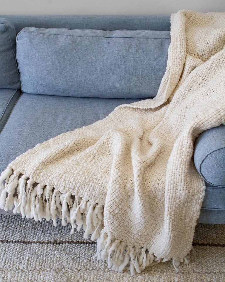 Handwoven 100% Merino Wool Throw, Medium Weave, Made in Argentina For ...