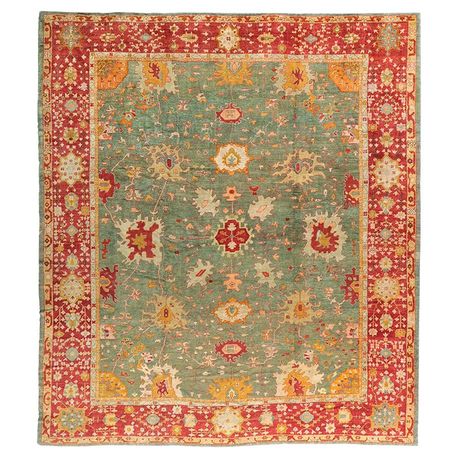19th Century Antique Oushak Rug at 1stDibs
